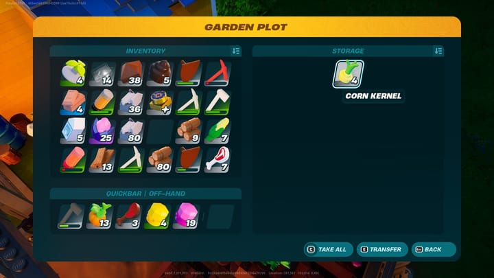 How to grow crops in LEGO Fortnite