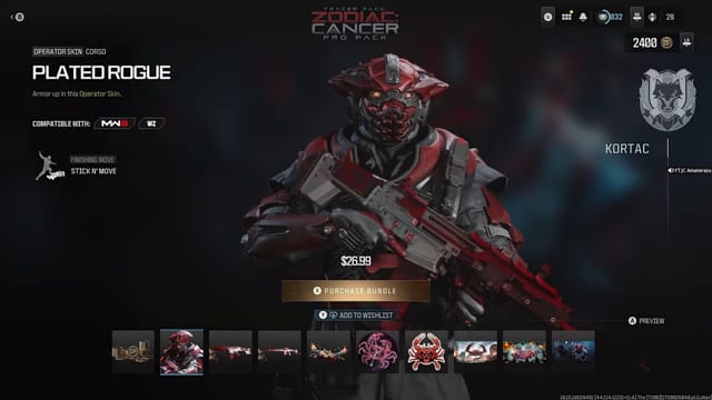 Zodiac: Cancer Pro Pack in MW3 and Warzone: Price, what's included, and ...