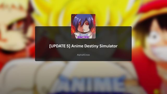 Anime Destiny Simulator Codes