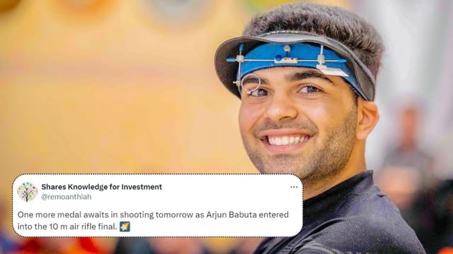 “One more medal awaits in shooting” - Fans hopeful as Arjun Babuta ...