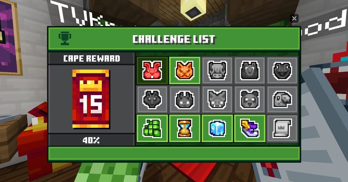 All challenges in MCC x Minecraft 15th Anniversary Party and how to ...