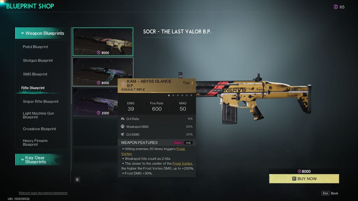 Once Human Frost Vortex build guide: BiS gear, armor, and more