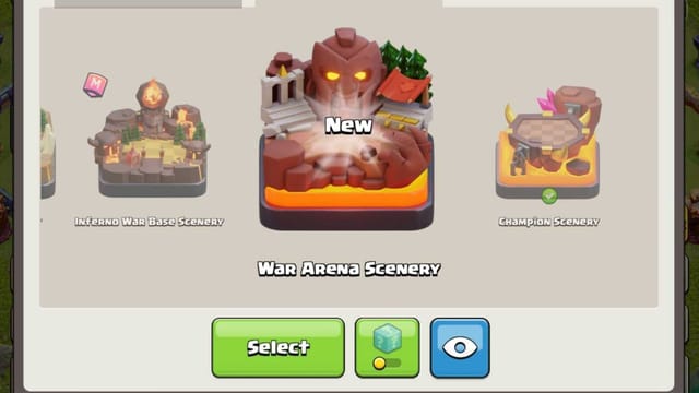 How to get War Arena scenery for free in Clash of Clans