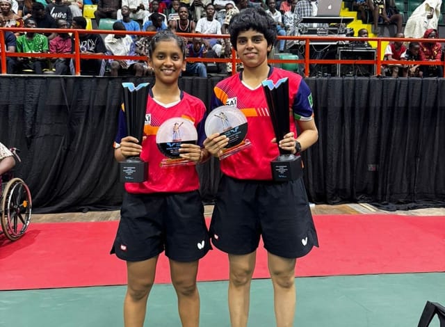 Watch: Sreeja Akula and Archana Kamath train for doubles under coach ...