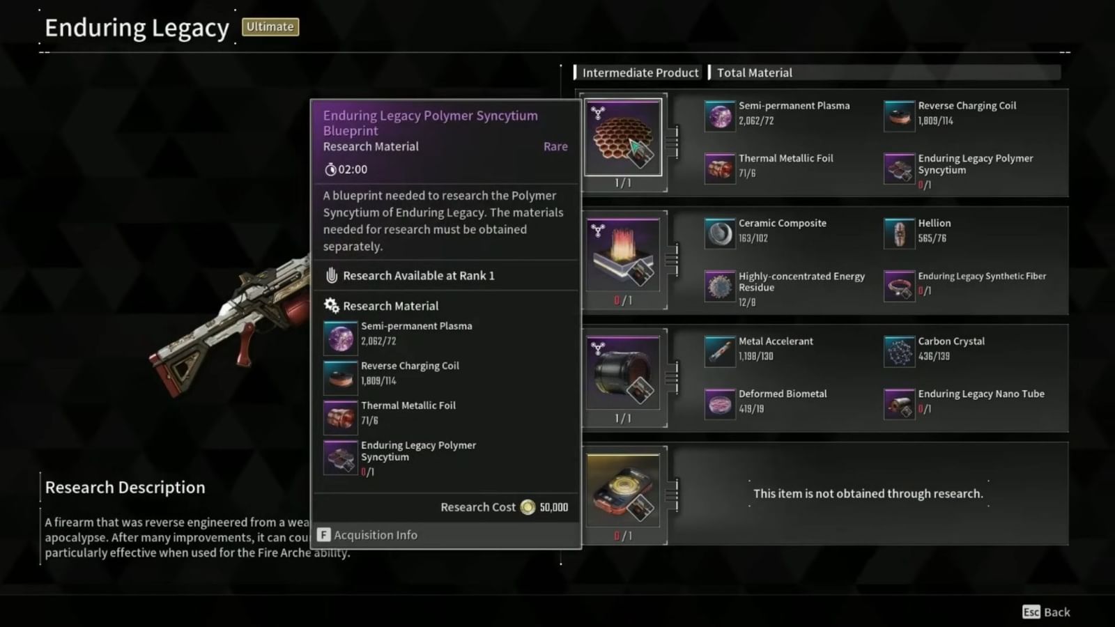 How to get Enduring Legacy in The First Descendant