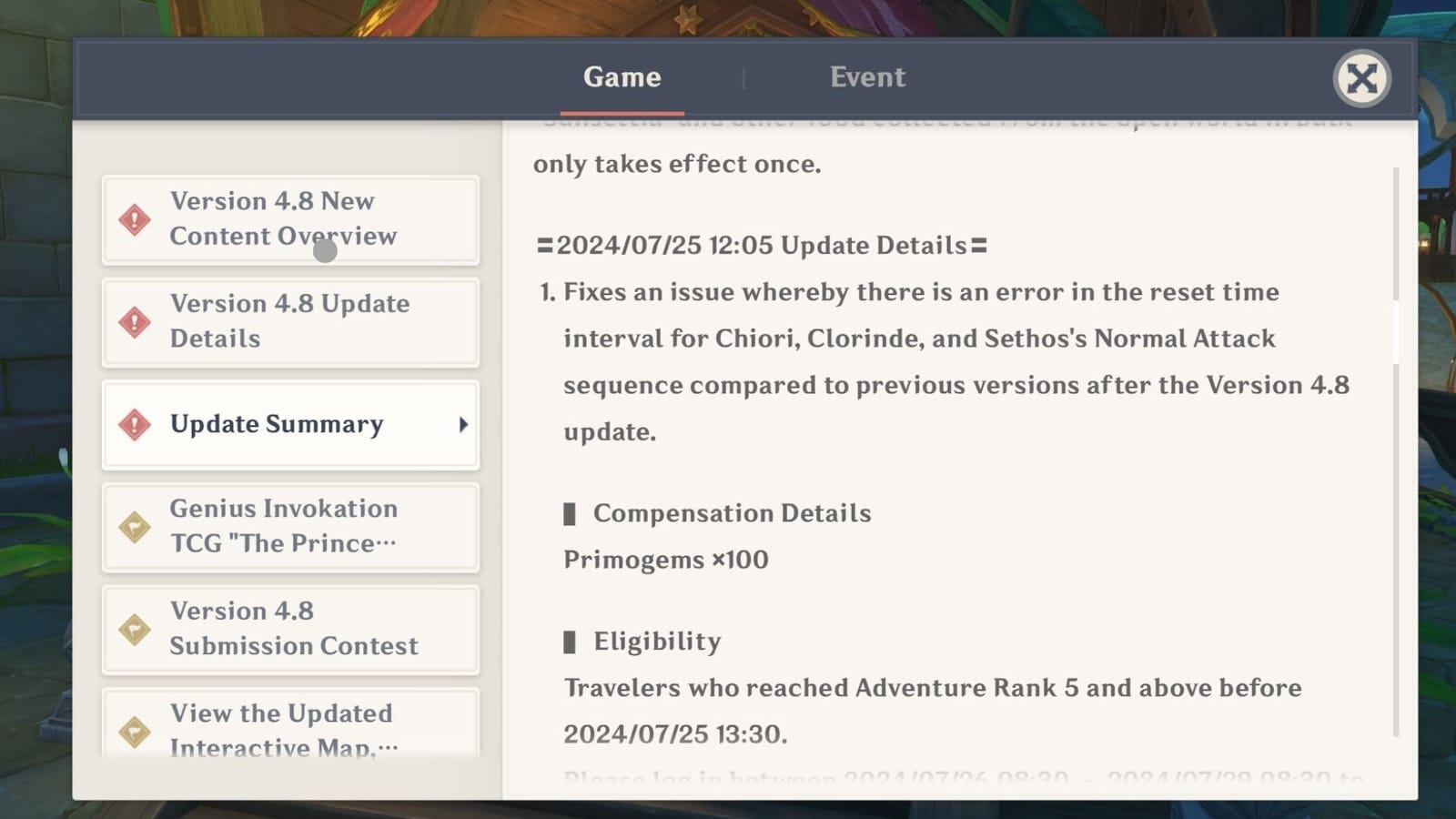 Genshin Impact announces 100 primogems compensation for issues with ...