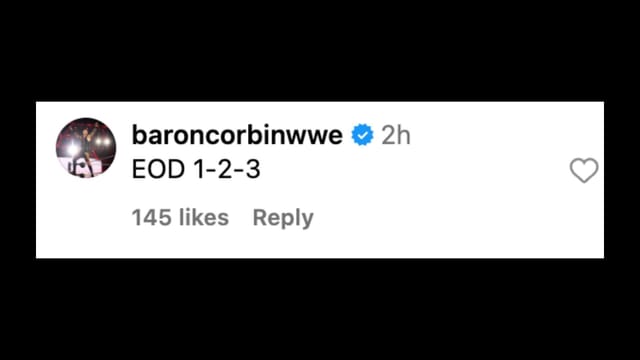 Baron Corbin reacts to major moment on WWE SmackDown