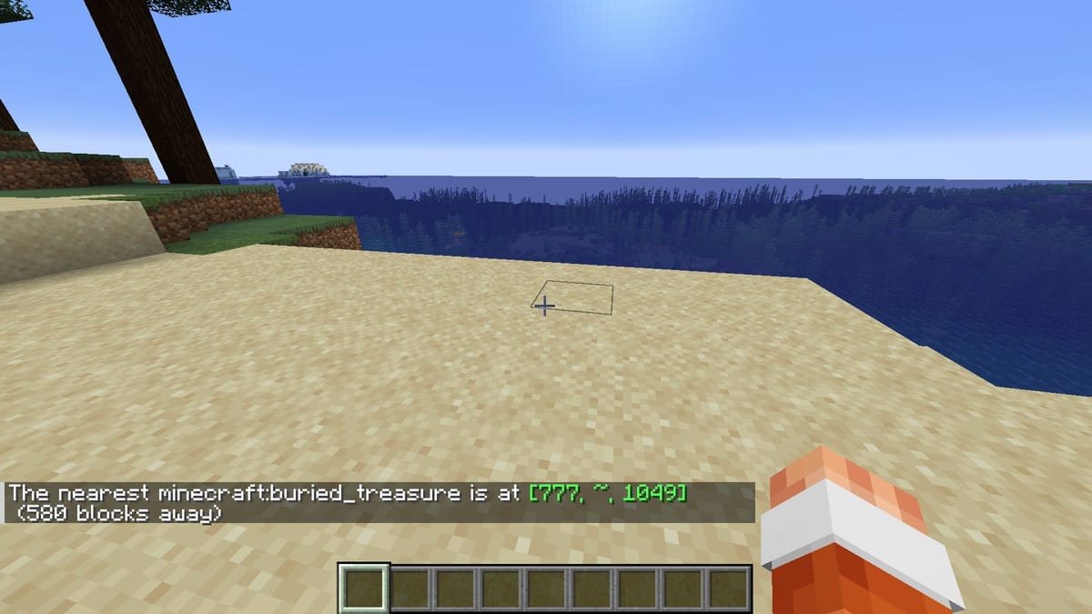 How to find buried treasure in Minecraft