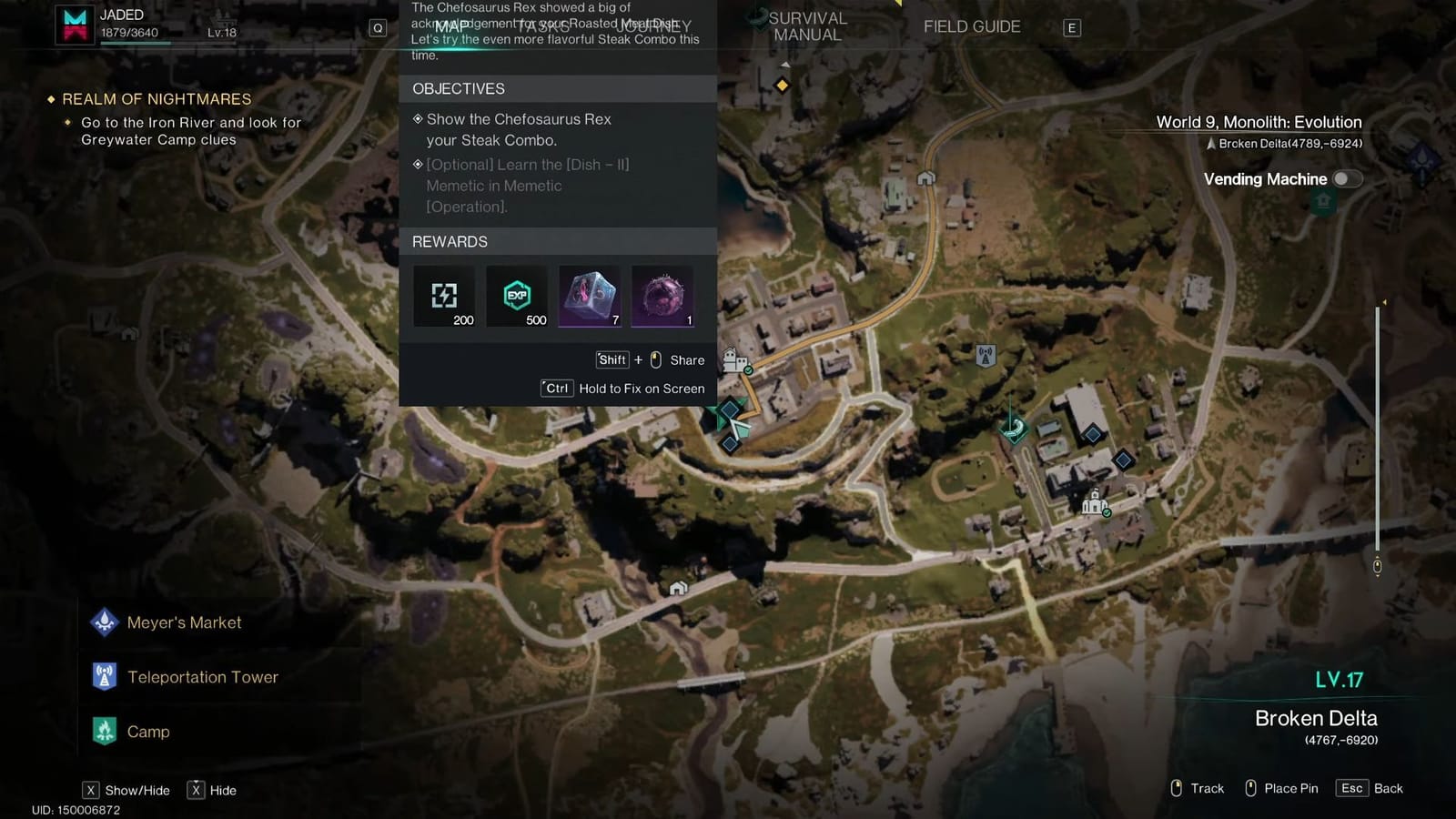 Chefosaurus Rex once human: How to get Chefosaurus Rex in Once Human