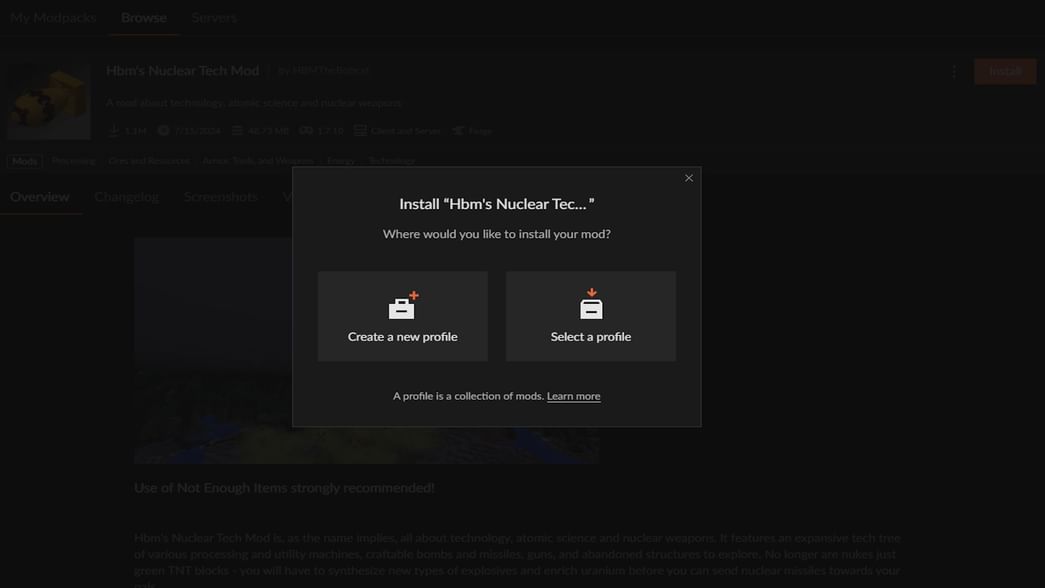 Minecraft HBM's Nuclear Tech mod: Features and installation guide