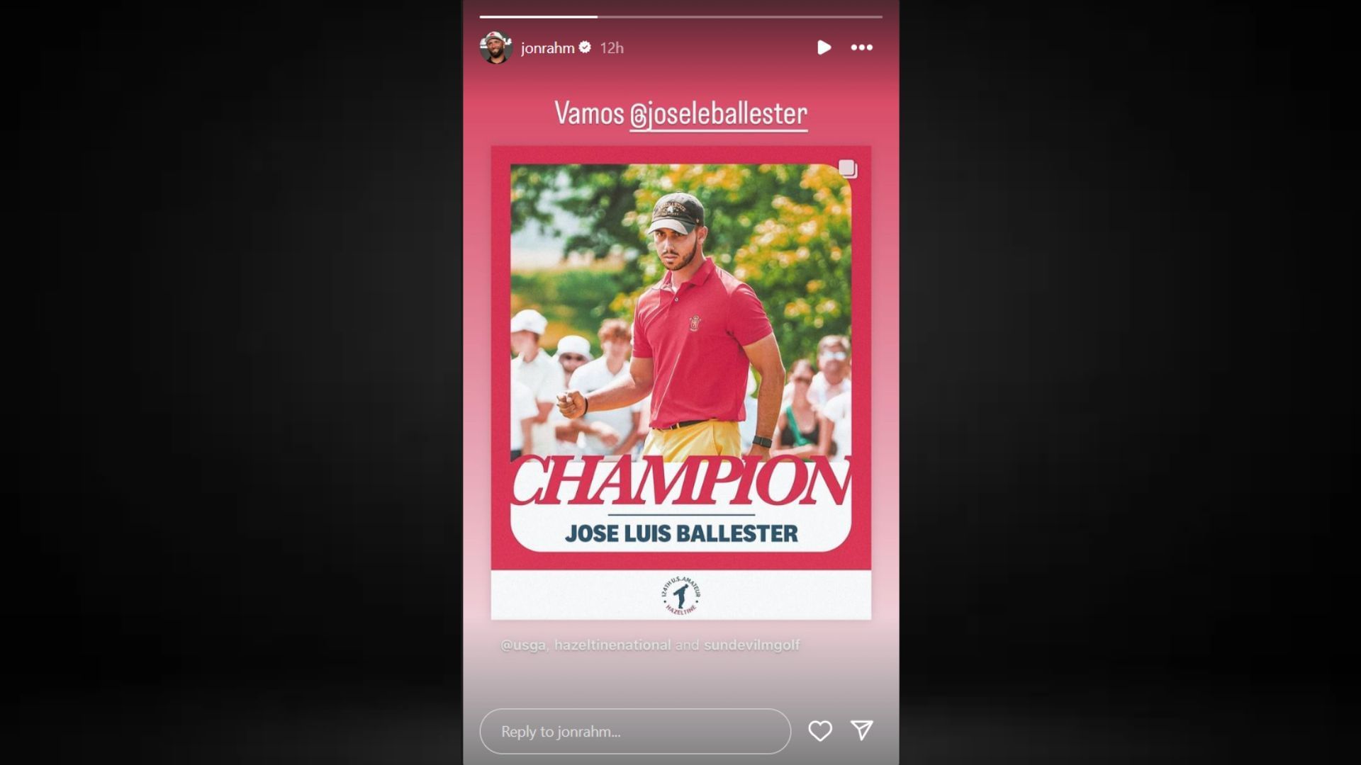 Jon Rahm only has one word for the first Spaniard to become the U.S ...