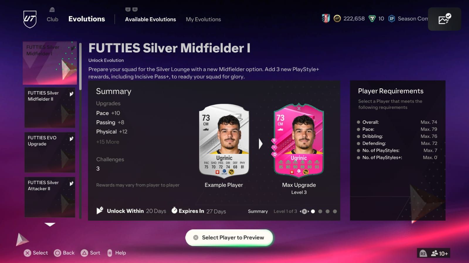 EA FC 24 FUTTIES Silver Midfielder Evolution guide: Best players to use, all upgrades ...
