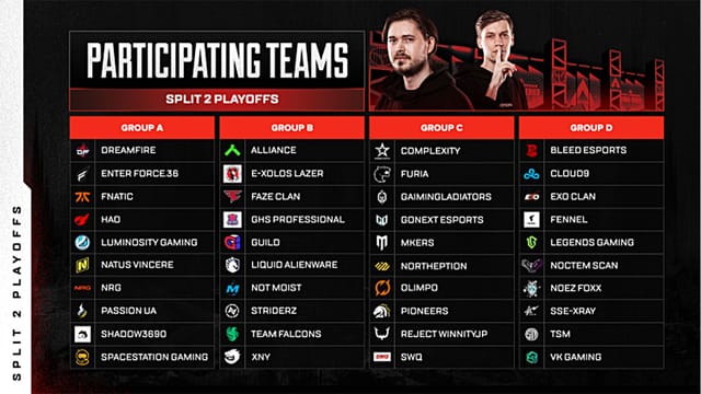 ALGS Split 2 Playoffs Day 1: Results, All teams, Schedule, and more