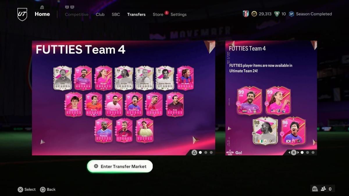 All EA FC 24 FUTTIES Week 4 players
