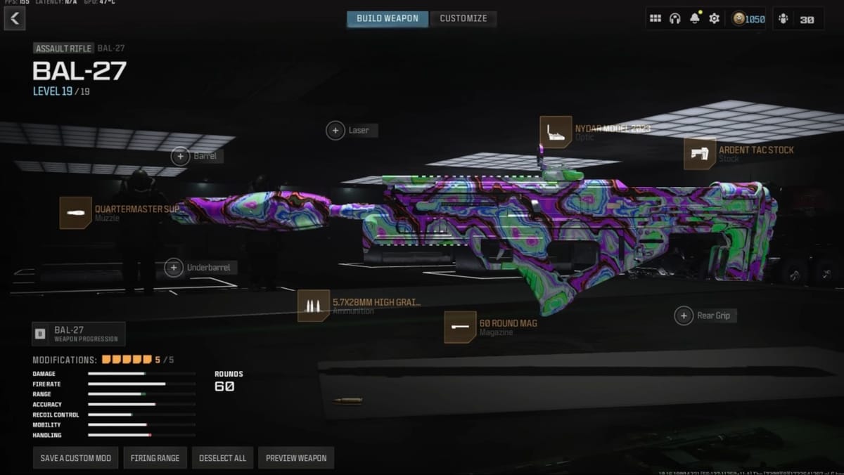 Best BAL-27 "no recoil" loadout in Warzone