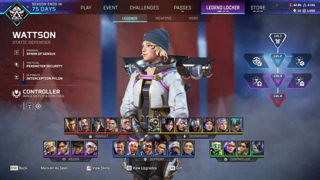 All Controller Legends for Broken Moon in Apex Legends Season 22, ranked