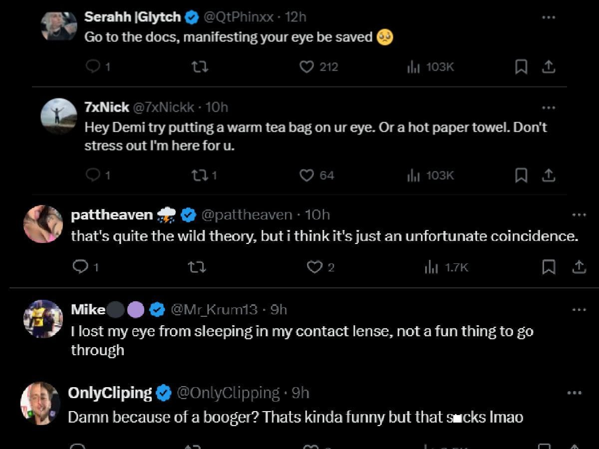 Kick streamer Demisux claims she could "lose her eye" following an ...