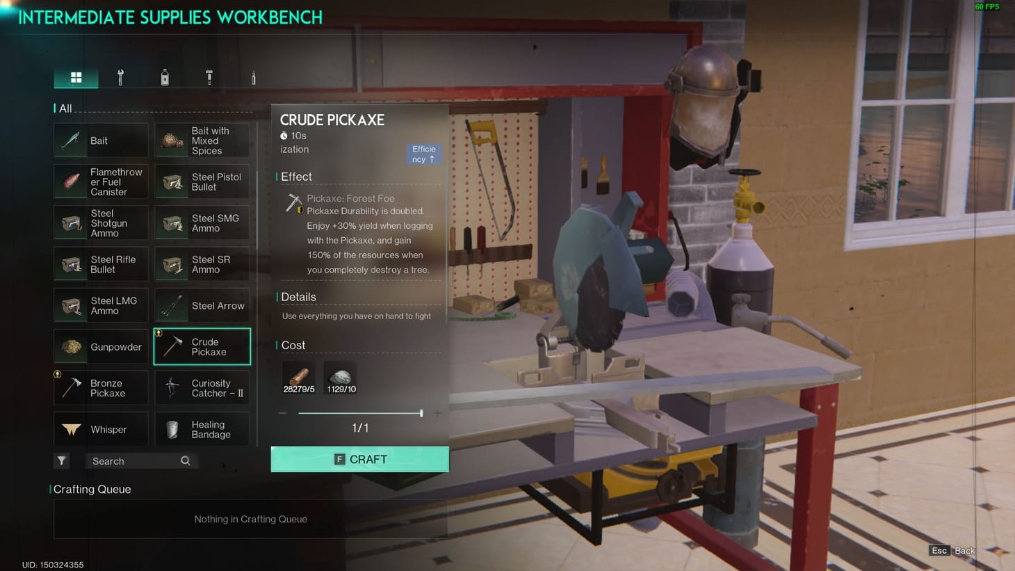All pickaxe tiers in Once Human, and how to craft them