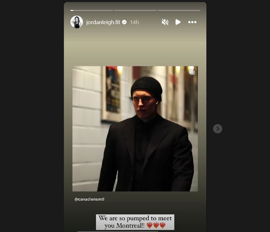 Patrik Laine's fiancée Jordan Leigh elated after forward's Habs trade