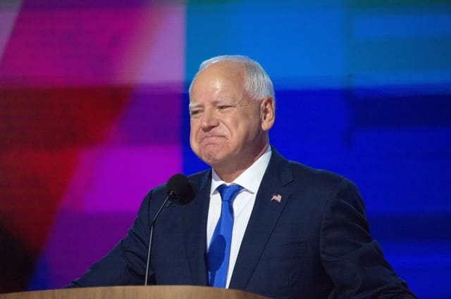 "Jr and Eric are so jealous right now"- Internet reacts as Tim Walz ...