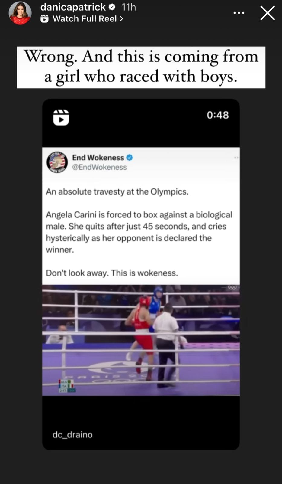 “Wrong”: Danica Patrick uses her NASCAR background in standing against ...