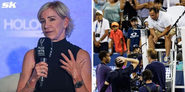 Chris Evert laments lack of video review tech after umpire error sparks ...