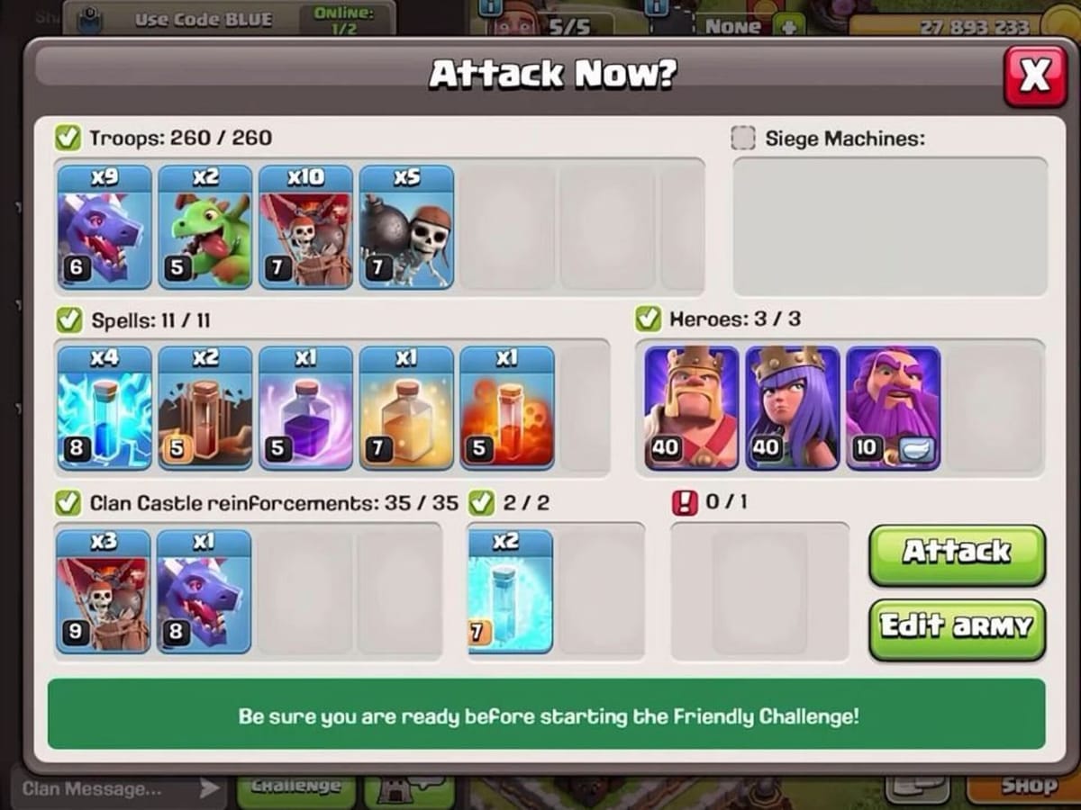 Zap Dragons' attack strategy in Clash of Clans: Army composition ...