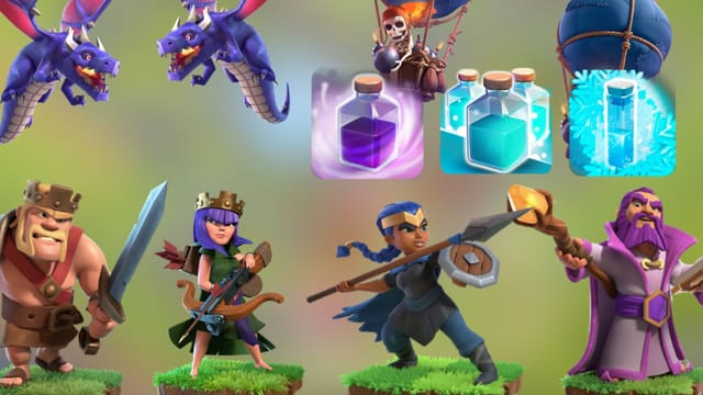Clash of Clans: Clash of Clans Town Hall 13 Double Clone Dragons attack ...