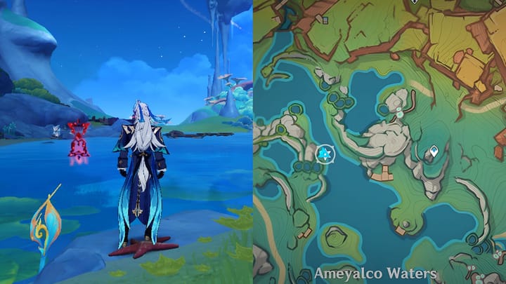 All Natlan Time Trial challenge locations in Genshin Impact