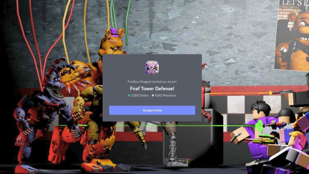 FNAF Tower Defense codes