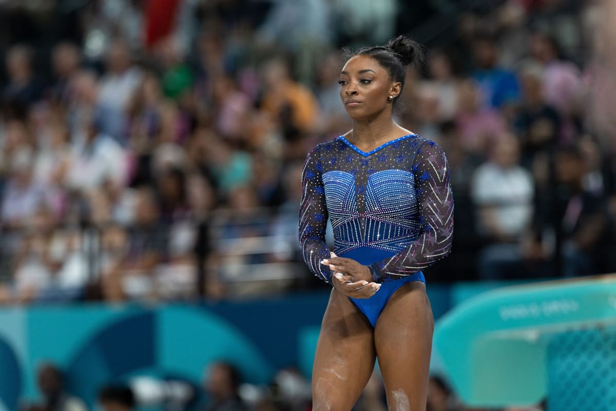 "Simone Biles is a phenomenon"- Rebeca Andrade opens up on competing ...
