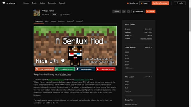 How the Villager Names mod enriches mobs' personalities in Minecraft
