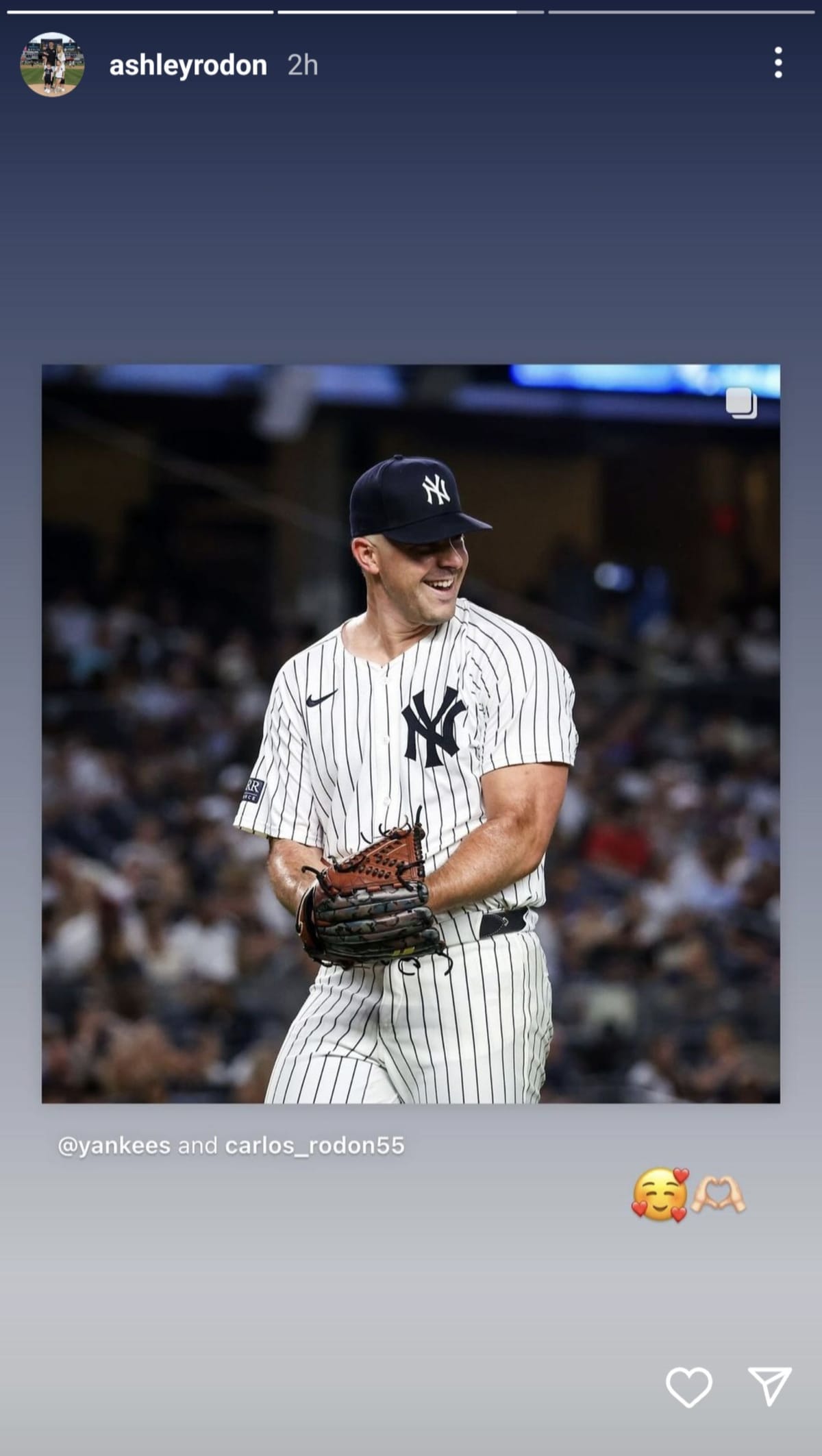 "Peaceful night of sleep coming up" - Yankees ace Carlos Rodon's wife ...