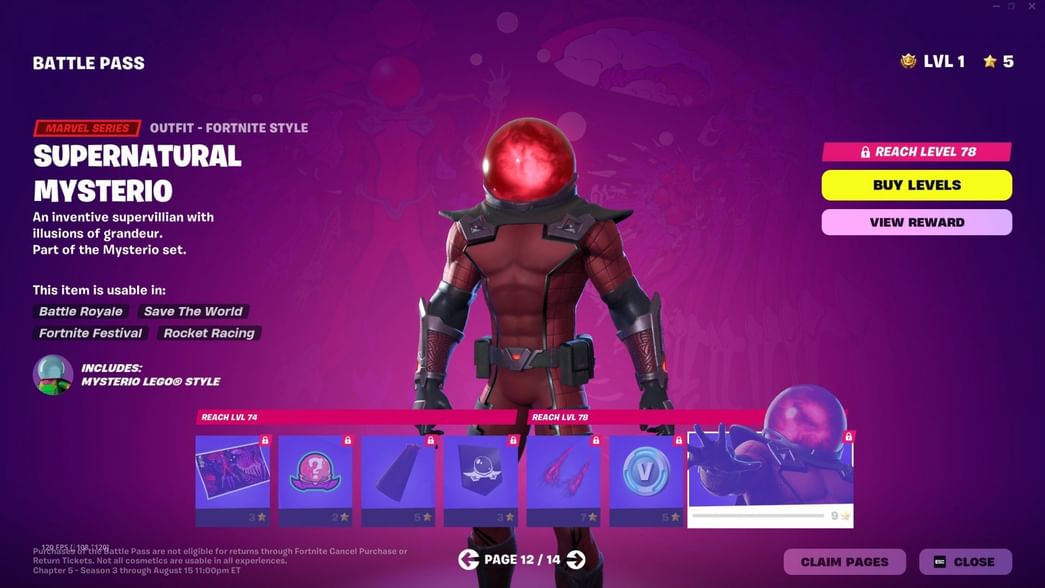 Fortnite Chapter 5 Season 4 Battle Pass: Full list of every skin from ...