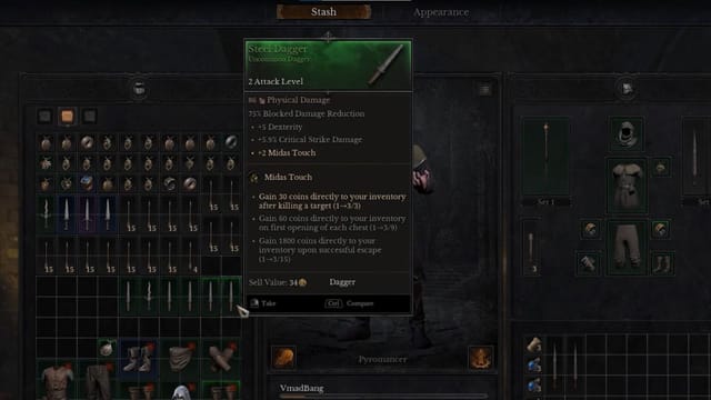 All set bonuses in Dungeonborne Early Access