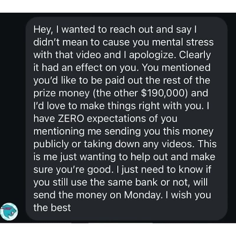 DogPack404 claims MrBeast allegedly offering $190K to Jack Weddle is an ...