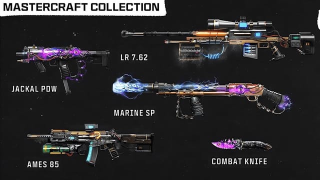 All Black Ops 6 Mastercrafts leaked: Mind’s Eye Knife, Jackal PDW ...
