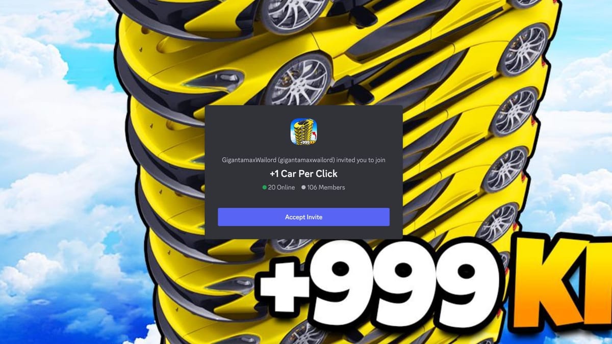 +1 Car Every Click codes (2024)
