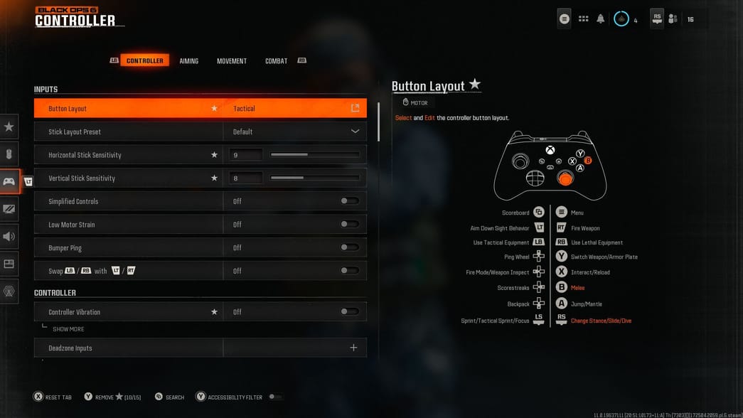 Best controller settings for Black Ops 6