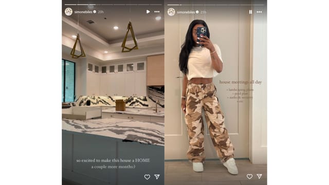 In Photos: Simone Biles pours love into perfecting dream home with ...