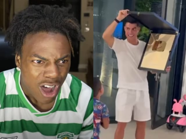 IShowSpeed destroys his setup after Cristiano Ronaldo overtakes his ...