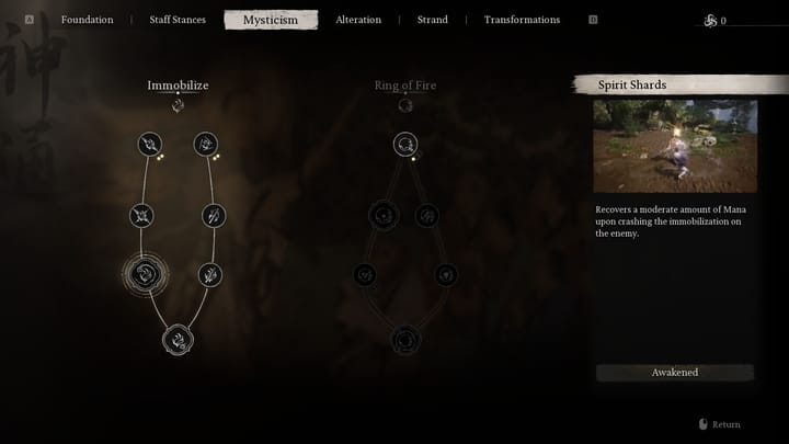 Best skills for Immobilize spell in Black Myth Wukong