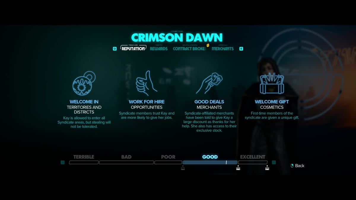 How does the Reputation system work in Star Wars Outlaws?