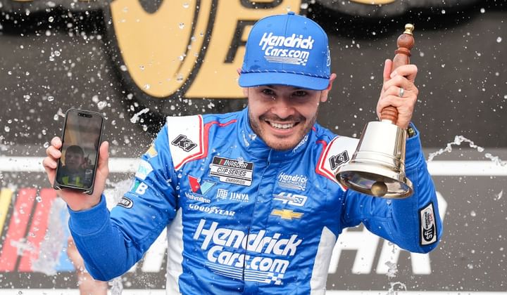 Kyle Larson details how he won Thursday night’s High Limit race against brother-in-law Brad Sweet