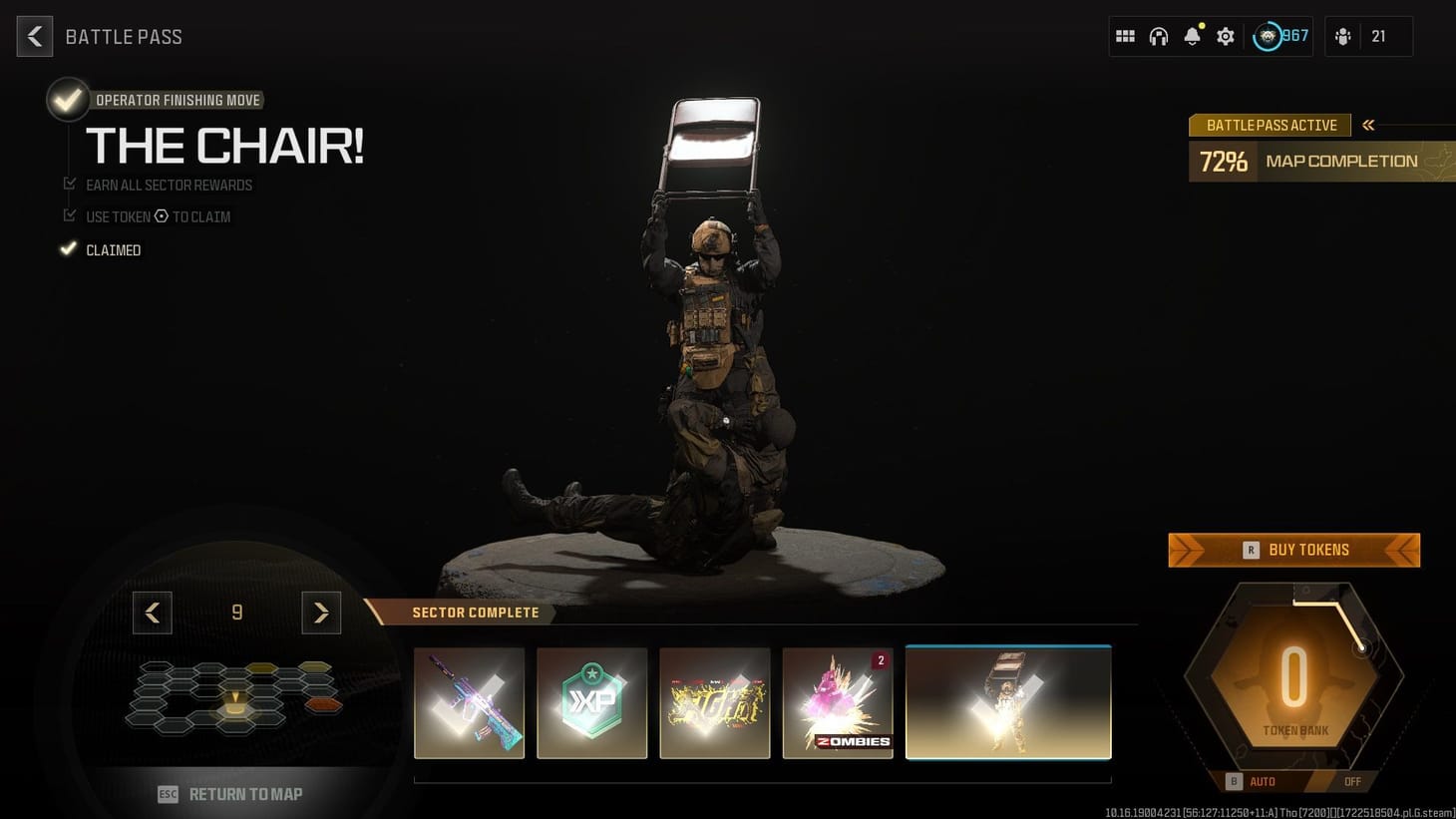 How to unlock the Chair Finishing Move in MW3 and Warzone