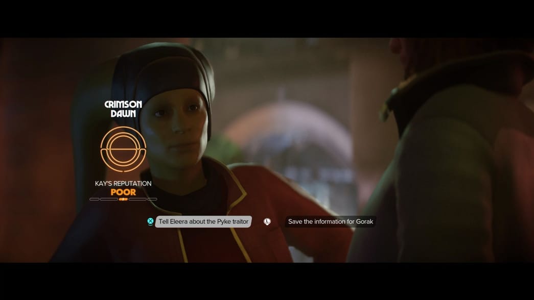 How does the Reputation system work in Star Wars Outlaws?