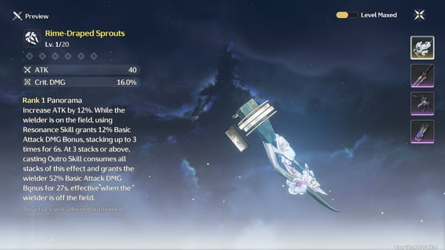 Zhezhi's signature weapon: Wuthering Waves 1.2: Zhezhi's signature ...