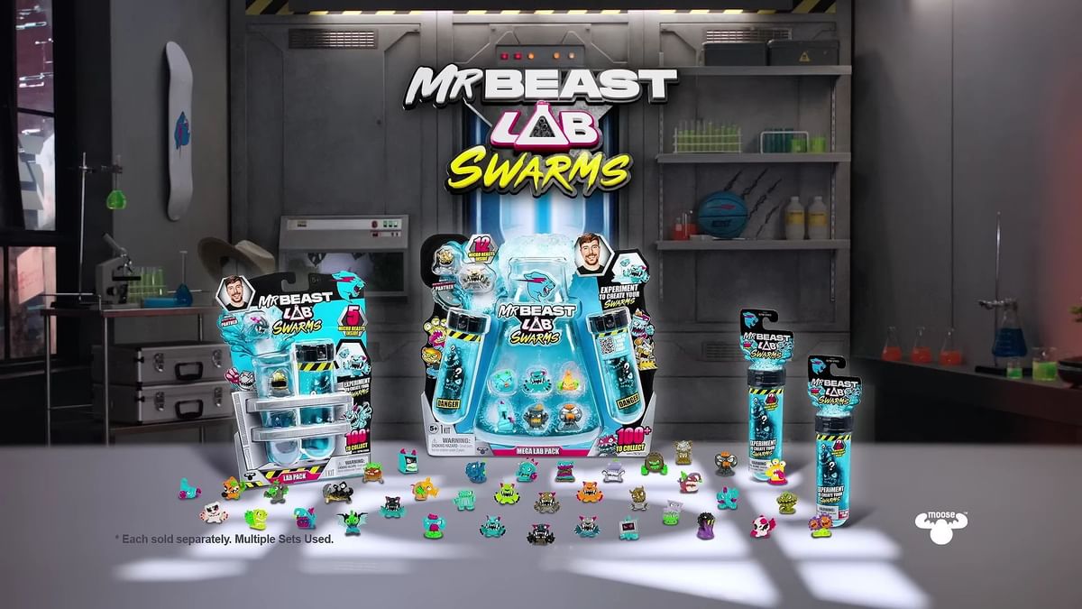What is MrBeast Labs: Swarms? YouTuber launches toy line amid recent ...