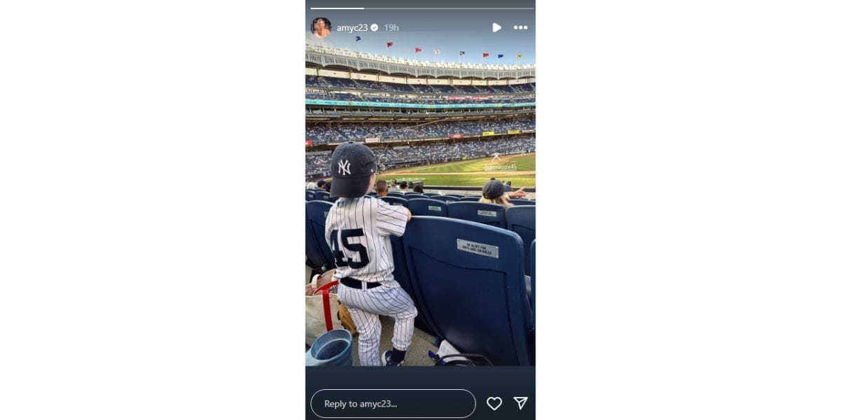 PHOTO: Gerrit Cole's wife Amy shares cute moment of son Caden in ...