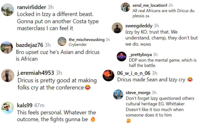 Israel Adesanya: "Crybender," "DDP won the mental game" - Fans react to ...